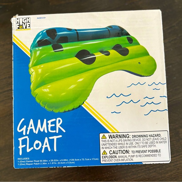 High Five | Games | Gamer Float Green And Black Pool Toy Floatie New In ...